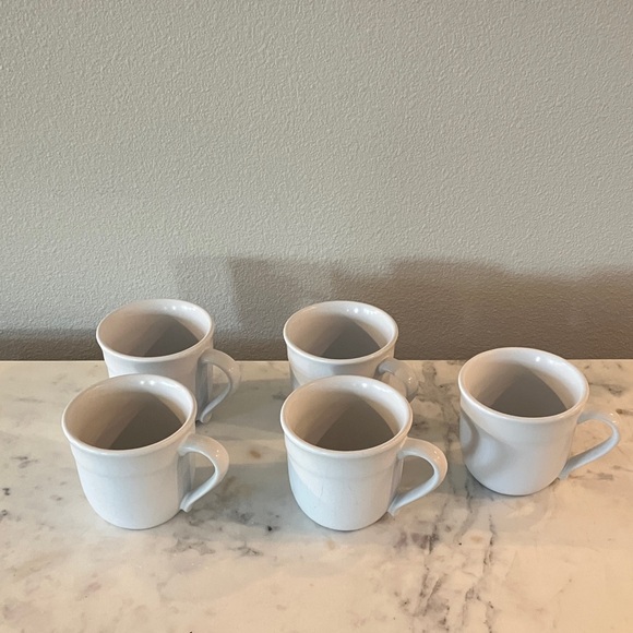 Emile Henry | Dining | Emile Henry Matte White Stoneware 5 Mugs | Poshmark